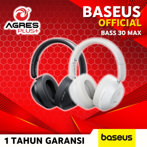 Jual BASEUS BASS 30 MAX Wireless Headphone | Bluetooth V5.3 | -30dB ...
