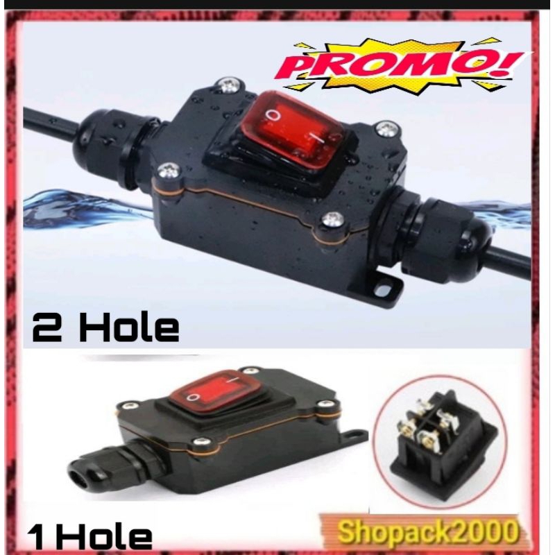 Jual Saklar Waterproof Switch On Off Anti Air Hujan Box Kotak Outdoor ...
