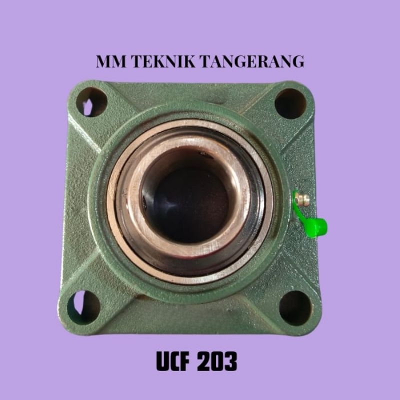 Jual Pillow block UCF 203 Bearing Laher Duduk as 17 mm Omega Original Asb Nis Nkn Laker | Shopee ...