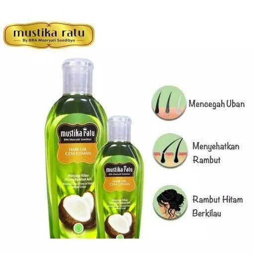 Jual MUSTIKA RATU Minyak Cem Ceman Hair Oil 75 ML / 175ml | Shopee ...