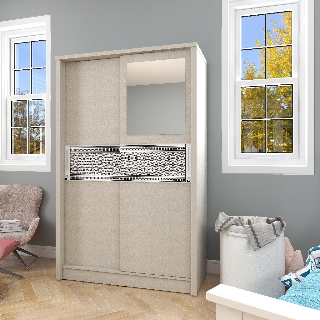 Jual Lemari Pakaian Dua Pintu / Lemari Pakaian Sliding | LPS 907 ...