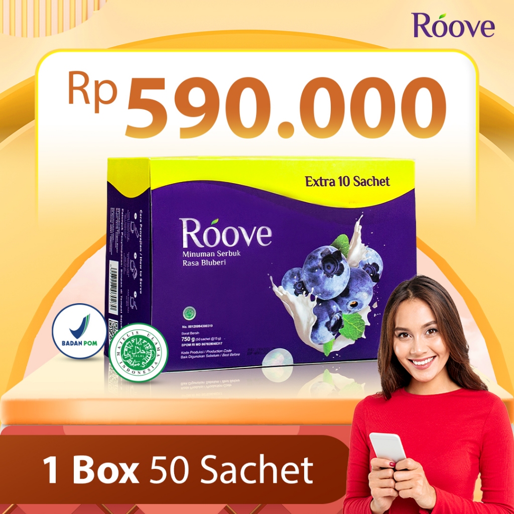 Jual Roove Collagen Drink 100 Sachet | Shopee Indonesia