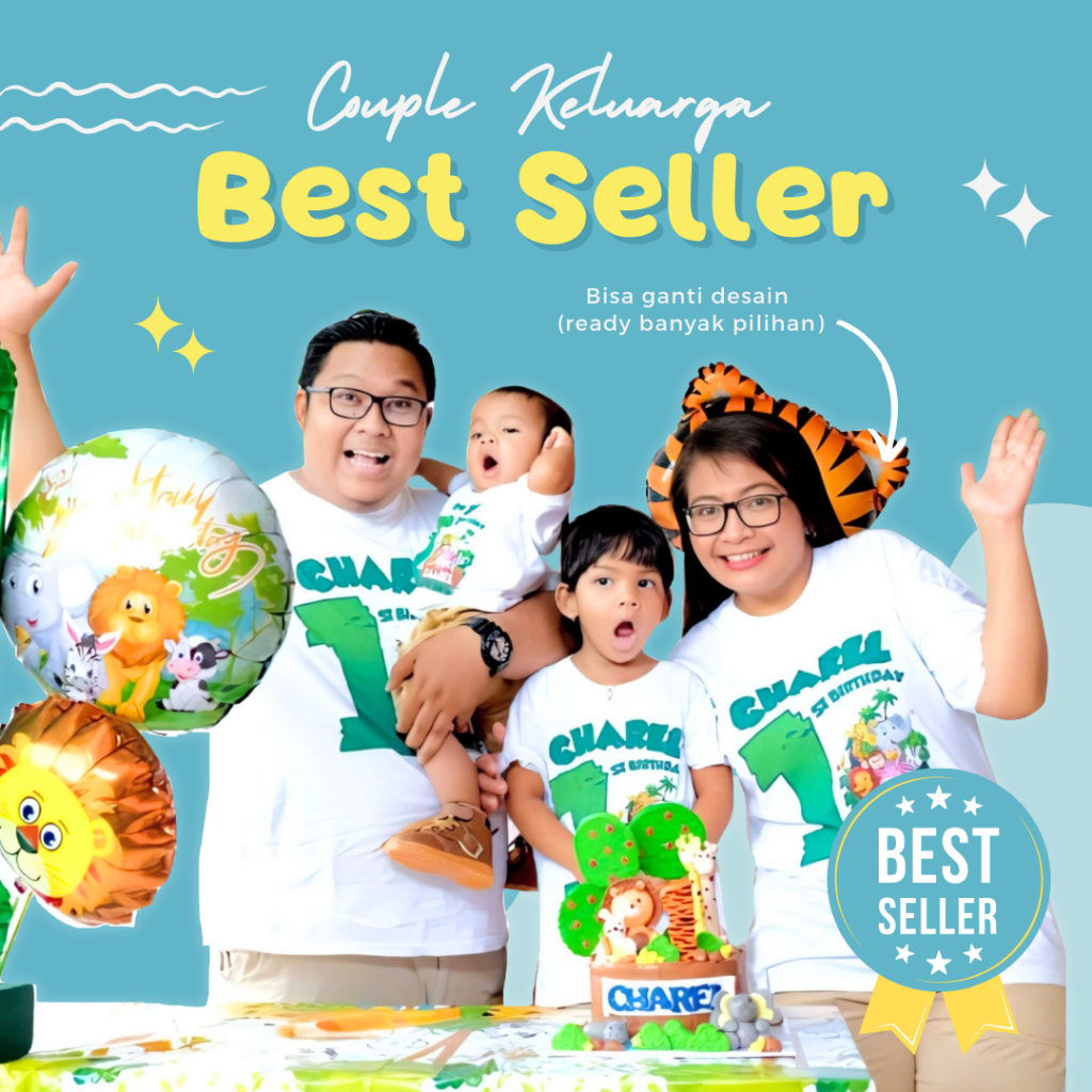 Jual ENZO Baju Kaos Custom Keluarga Baju Ulang Tahun Ultah Anak ...