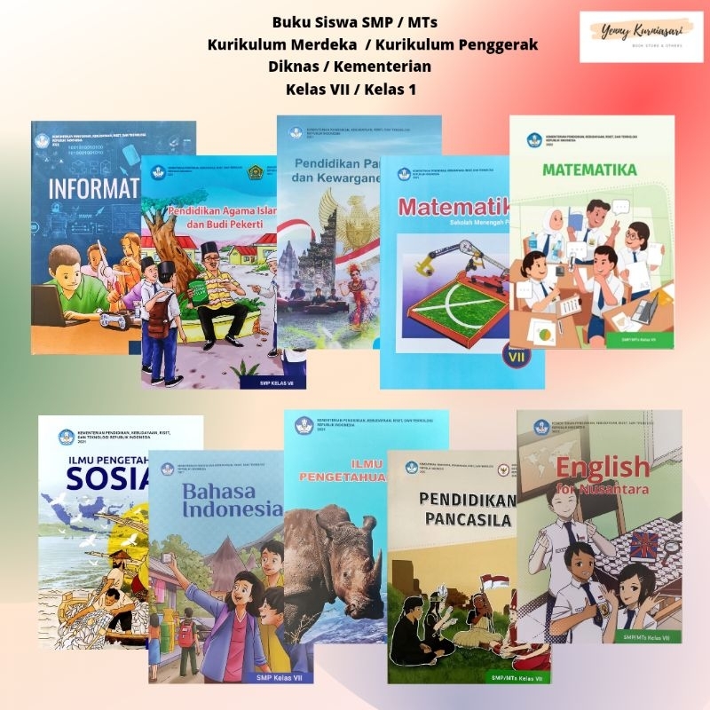Jual Buku Paket Siswa Kurikulum Merdeka Kurikulum Penggerak Smp Kelas