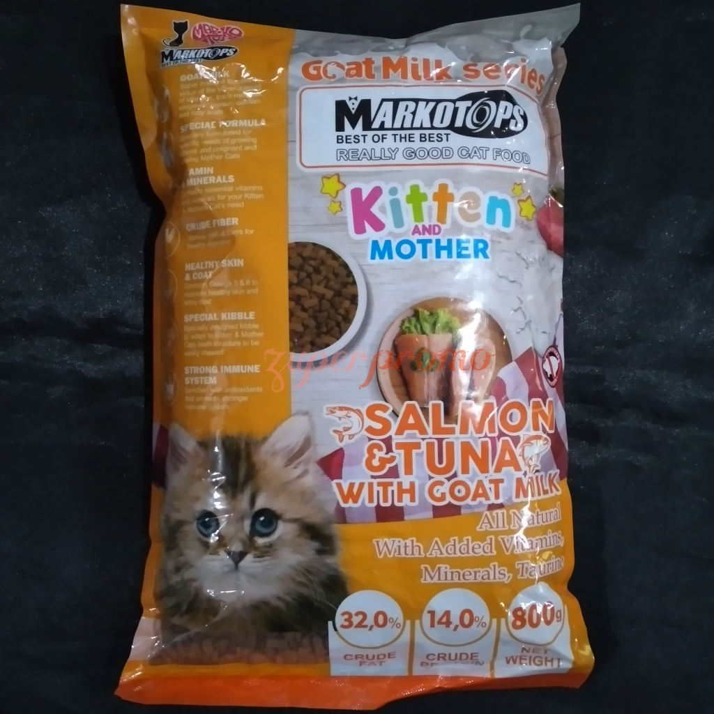 Jual Markotops Dry Kitten Salmon Tuna Fresh Pack 800gr | Shopee Indonesia