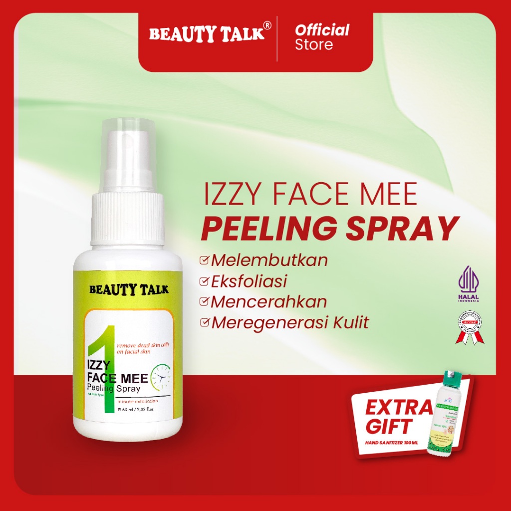 Jual BEAUTY TALK Izzy Face Mee Peeling Spray - 60ML | Pengangkat ...