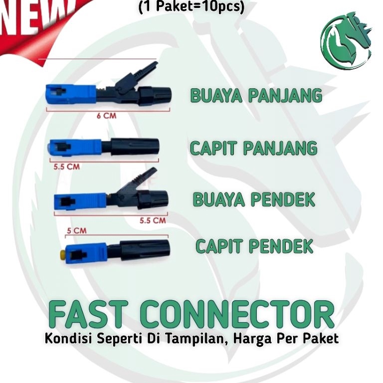 Jual KODE R58F Fast Connector Fast Con Fastcon Konektor Fiber Optik ...