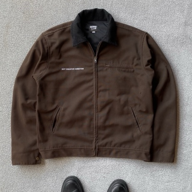 Jual MINE OFFICIAL - DARK BROWN WORKJACKET CANVAS NOT DETROIT WORK ...