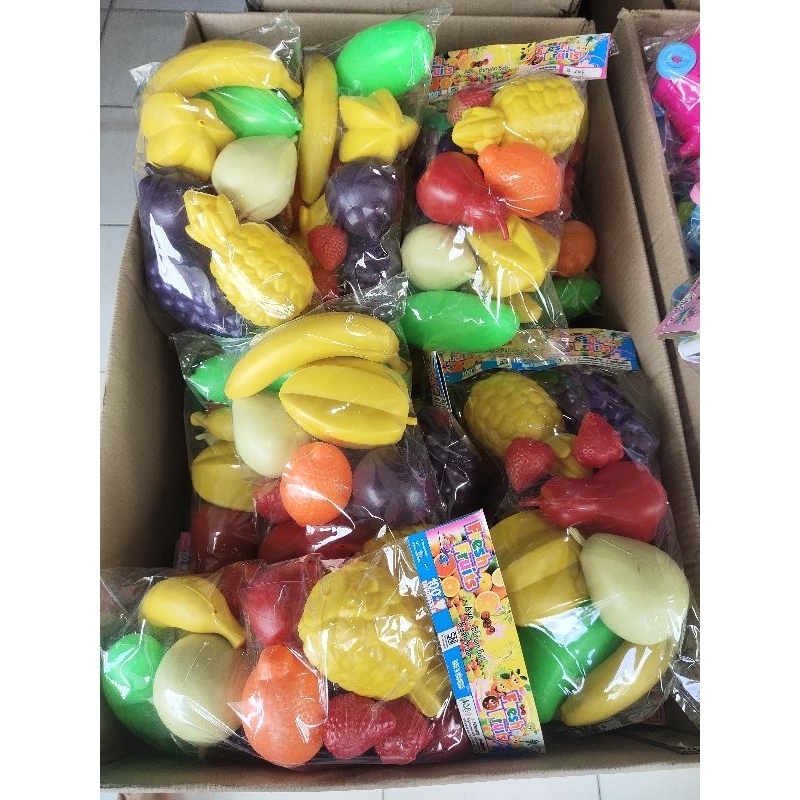 Jual Mainan anak aneka macam buah dan sayur ukuran besar besar | Shopee ...