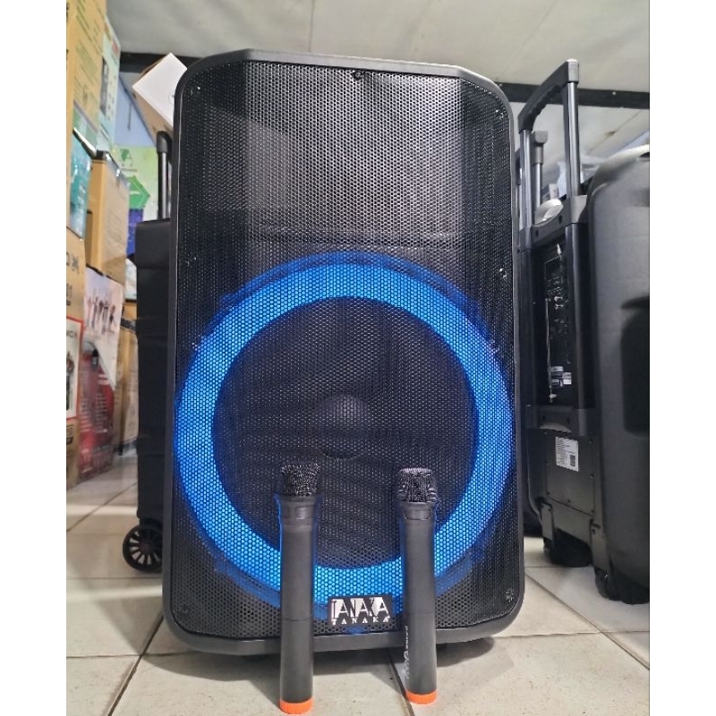 Jual SPEKER TANAKA 15 INCH BLUETOTH MIC WERELES | Shopee Indonesia