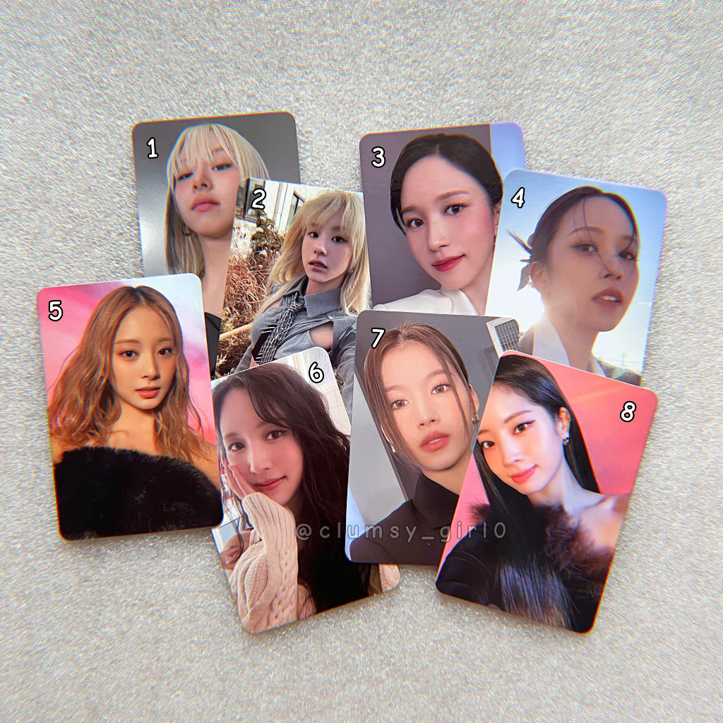 Jual Photocard Twice Eyes Wide Open, Taste of Love, Between 1&2, Ready to Be - Jeongyeon, Sana ...