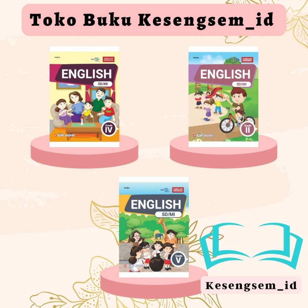 Jual Buku English, Bahasa Inggris Kelas 1, 2, 3, 4, 5, 6 SD/MI ...