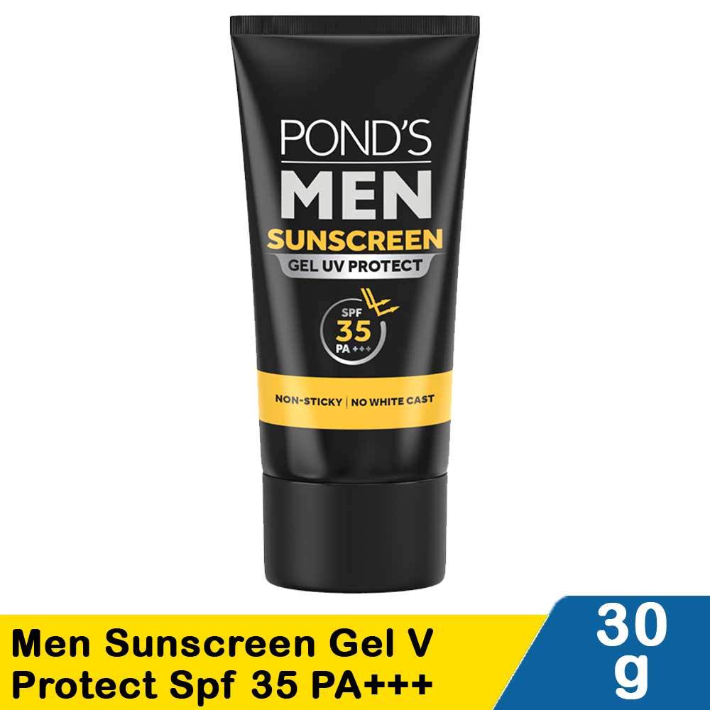 Jual Ponds Men Sunscreen Gel Uv Protect Spf35 Pa+++ 30G | Shopee Indonesia