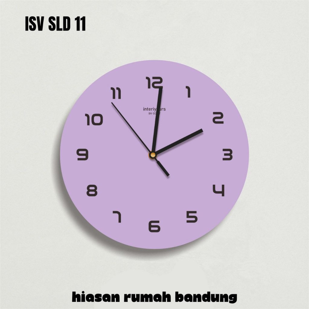 Jual Jam Dinding Minimalis Scandinavian Estetik Frameless Tanpa Kaca ...