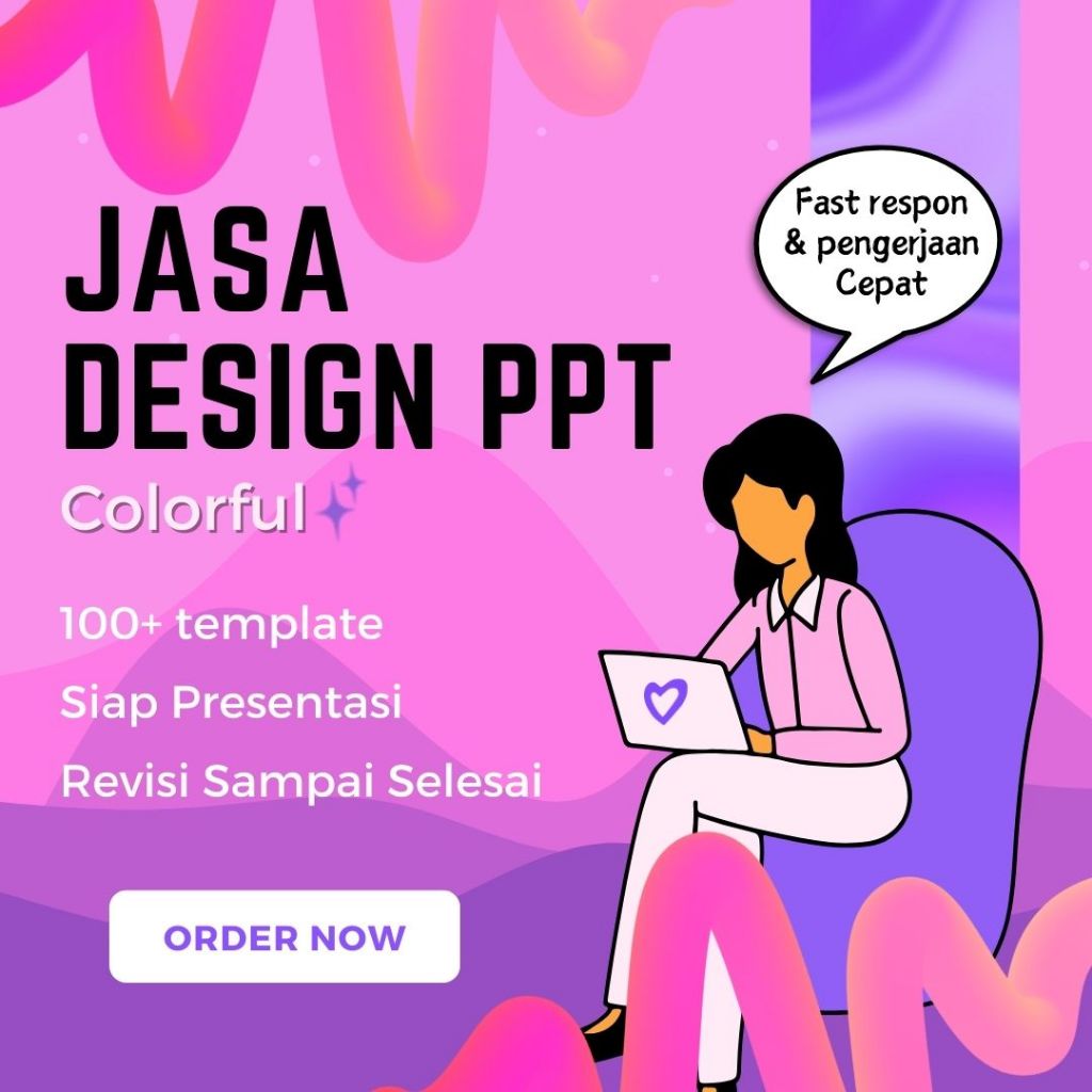Jual Siap Presentasi | Design PPT | Template COLORFUL Modern | With ...