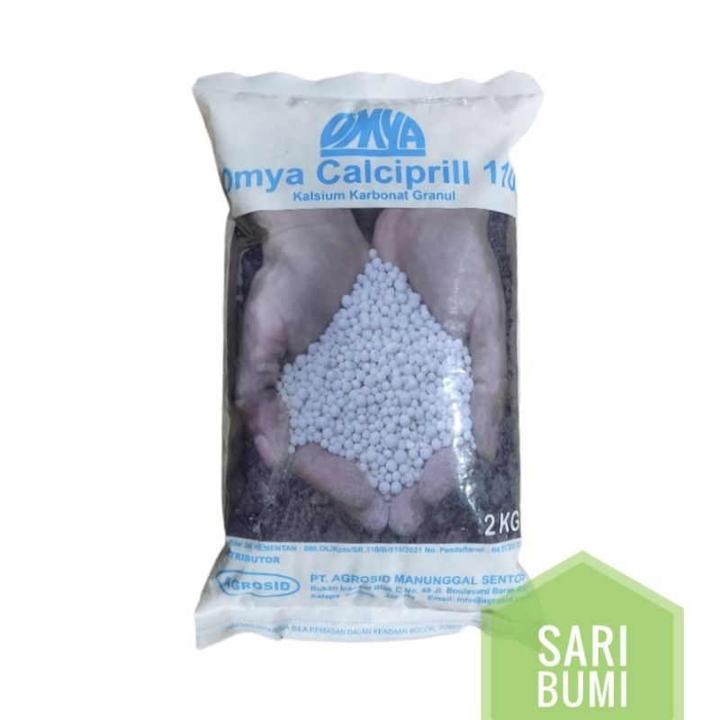Jual [ kalsium karbonat granul] omya calciprill 110 (2kg) | Shopee ...
