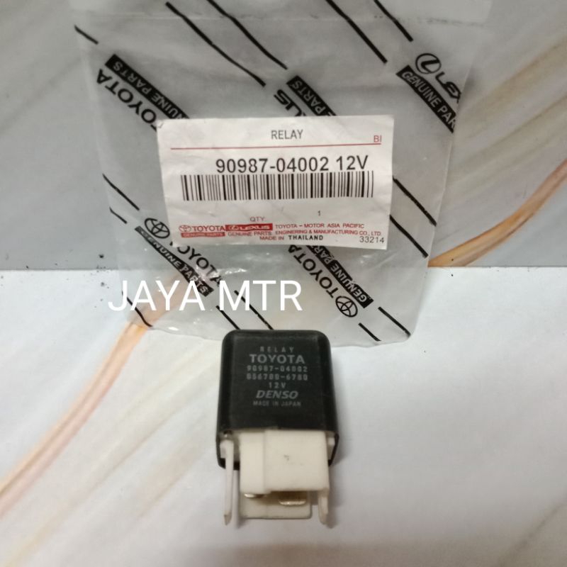 Jual RELAY ENGINE RELAY MESIN EFI FUSE BOX HITAM KAKI 5 12V VOLT 90987 ...
