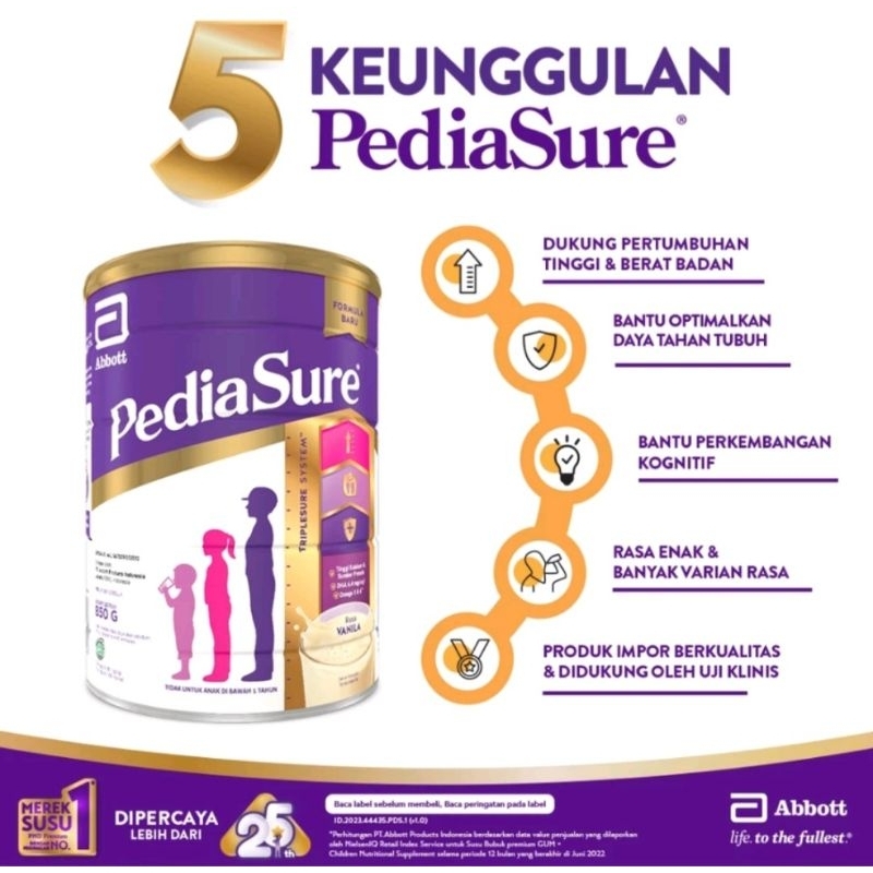 Jual Pediasure Vanila 850 gram | Shopee Indonesia