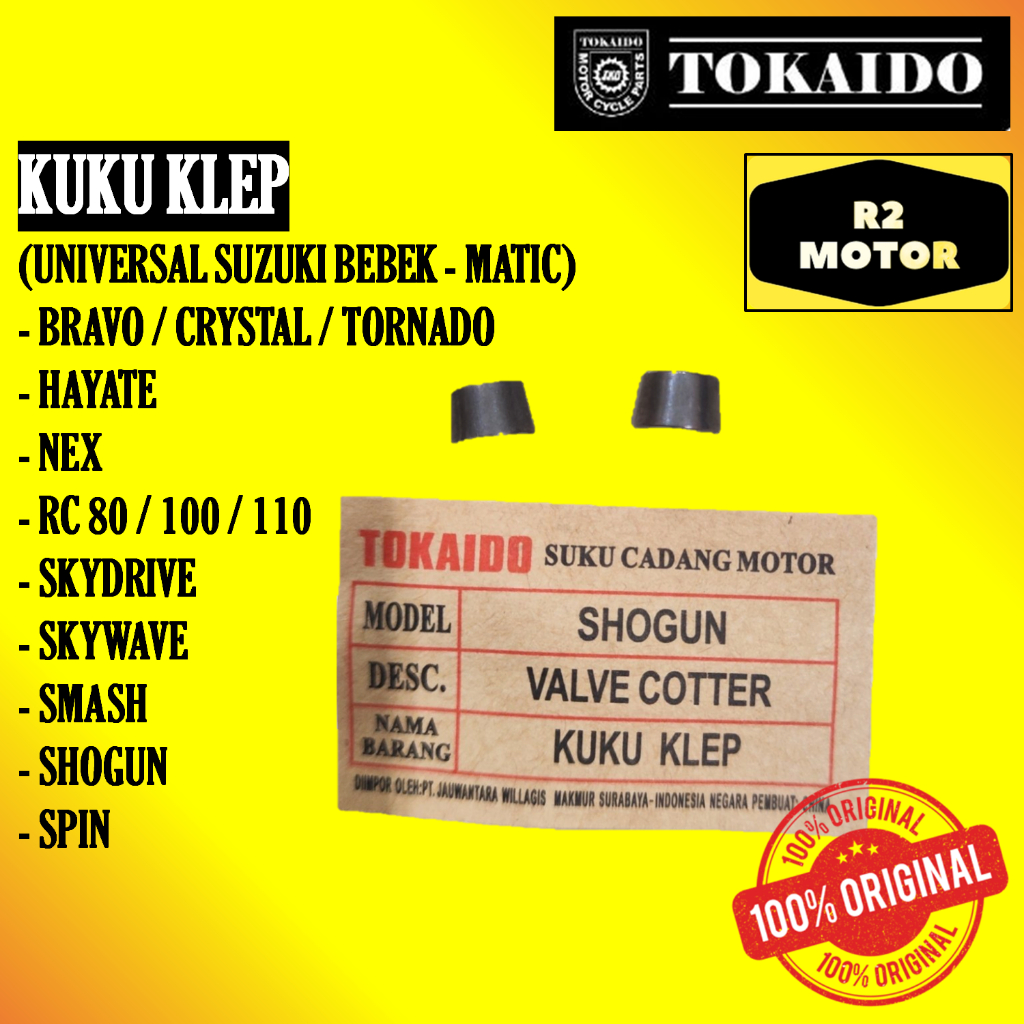 Jual TKD KUKU KLEP UNIVERSAL SUZUKI BEBEK MATIC BRAVO CRYSTAL HAYATE ...