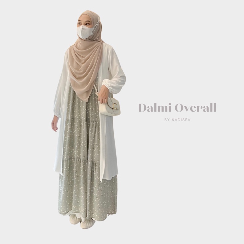 Jual NADISFA Dalmi Overall Dress Inner Dress Motif KODE Y3C1 | Shopee ...