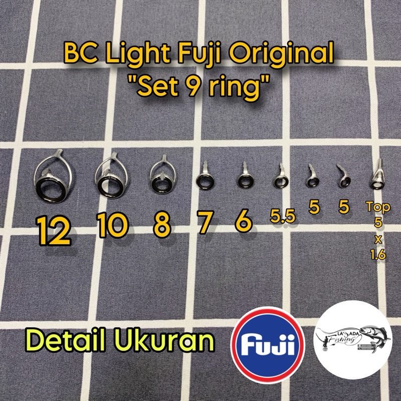 Jual Ring Guide Fuji Set BC Light - Marit Joran BC - Marit Fuji ...