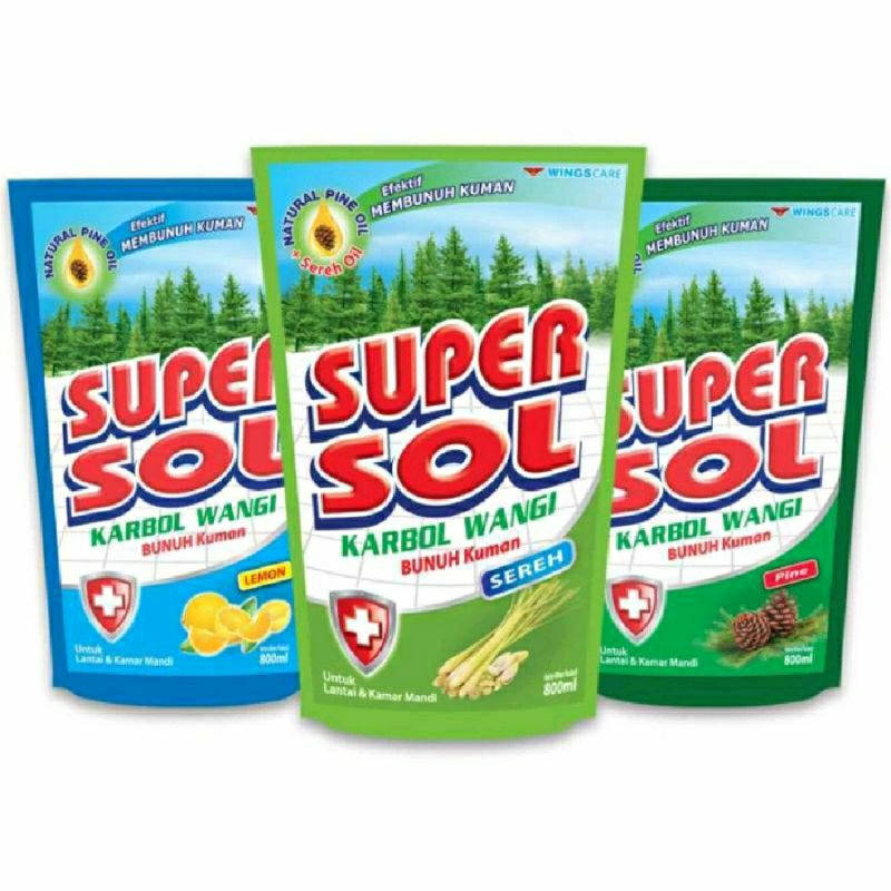Jual SUPERSOL KARBOL / PEMBERSIH TOILET / SUPER SOL KARBOL WANGI ALL ...