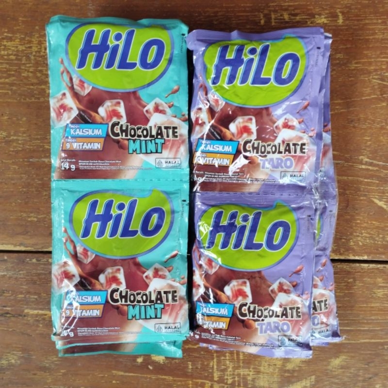 Jual Hilo Es Pisang ijo Thai Tea Chocolate Taro Chocolate Mint renceng ...
