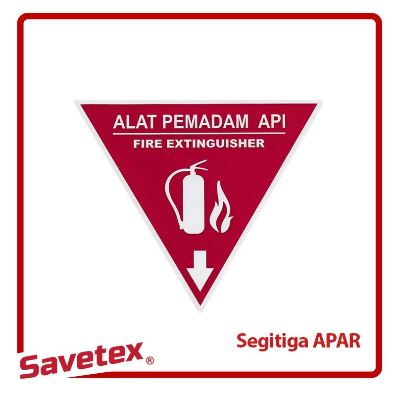Jual Segitiga APAR / Rambu Akrilik Alat Pemadam Api Ringan APAR ...