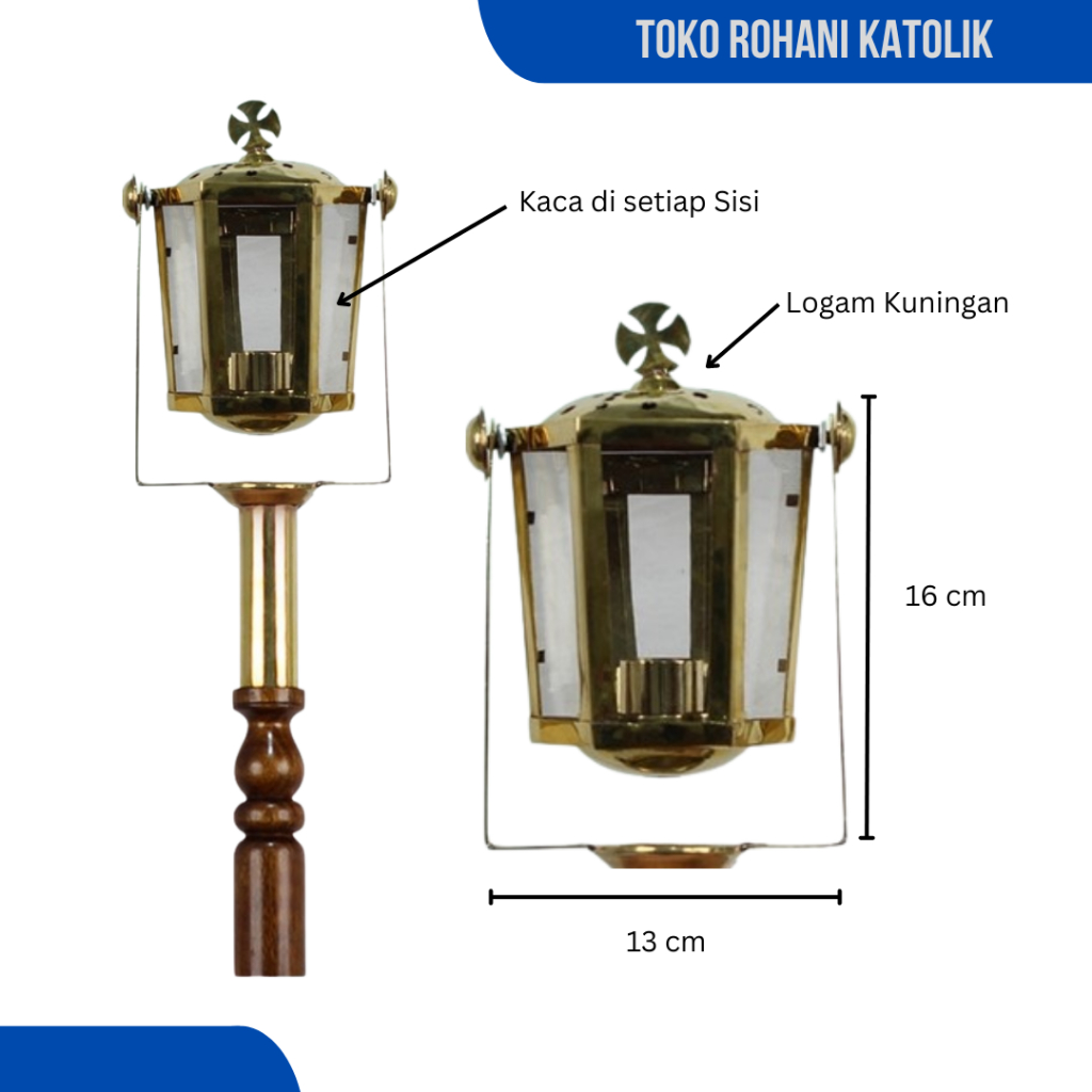 Jual LENTERA MISDINAR / LENTERA PERARAKAN MISA / LENTERA KATOLIK ...