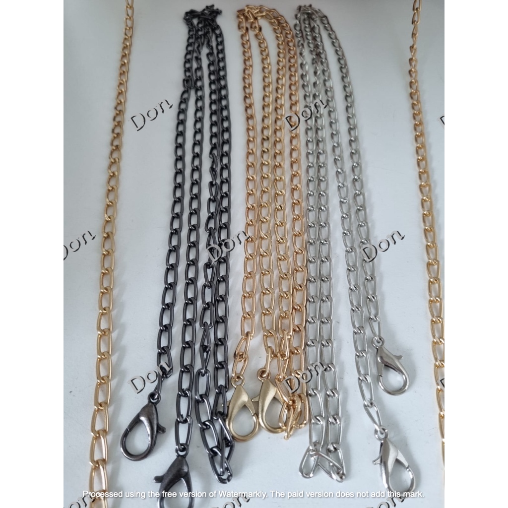 Jual RANTAI TAS TEPAS PIPIH KECIL BESI 40 cm. 55 cm dan 110 CM / pcs ...