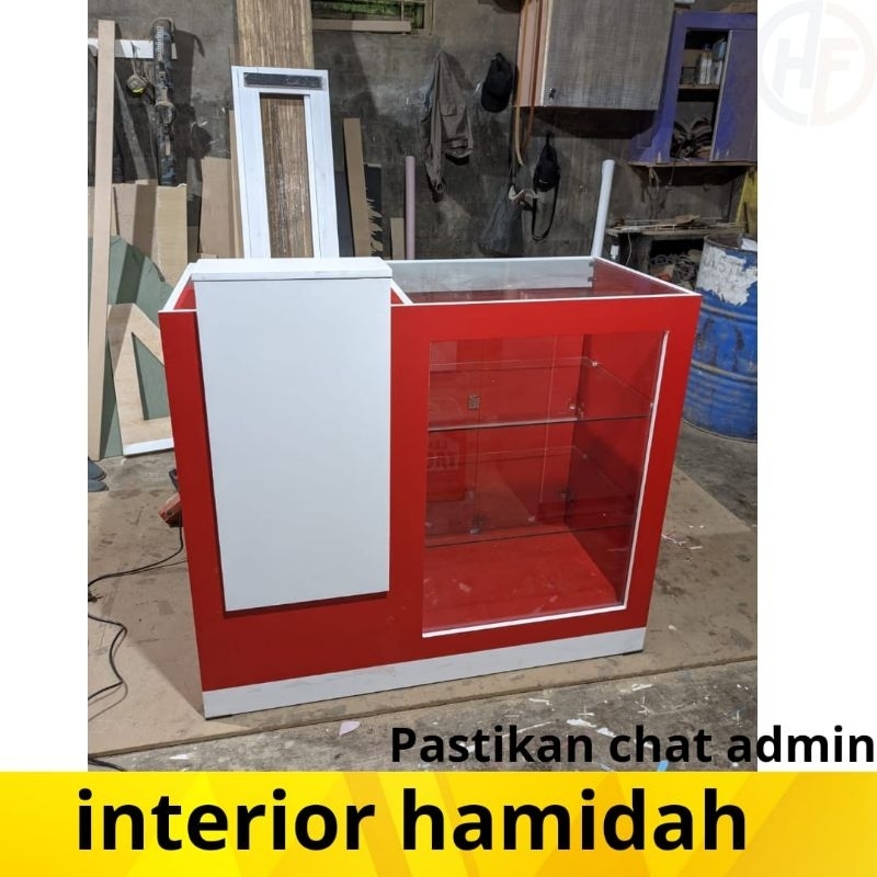 Jual MEJA KASIR ETALASE PREMIUM 1 | Shopee Indonesia