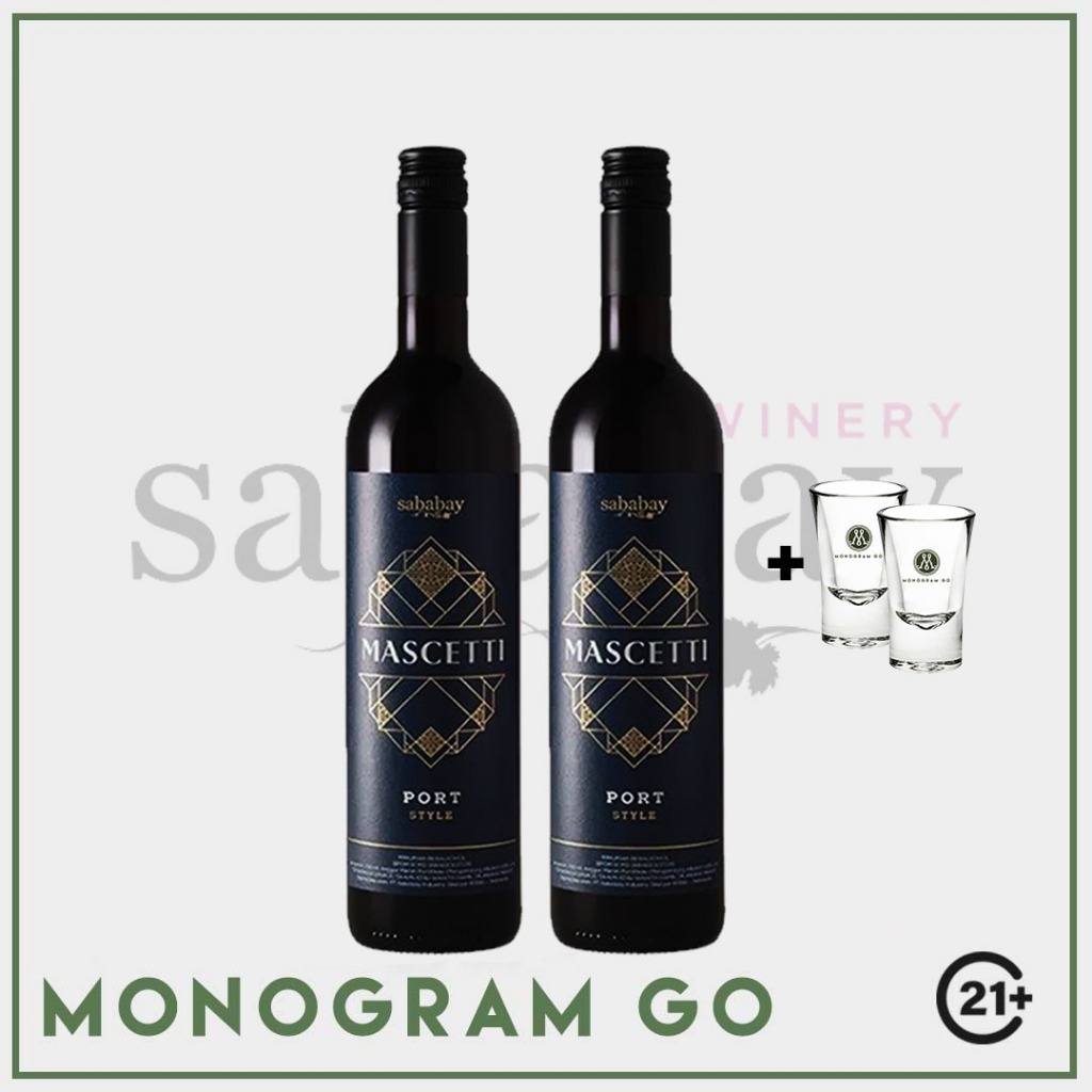 Jual Sababay Mascetti Port Style Indonesian Wine 750ml (2 Bottles + 2 ...