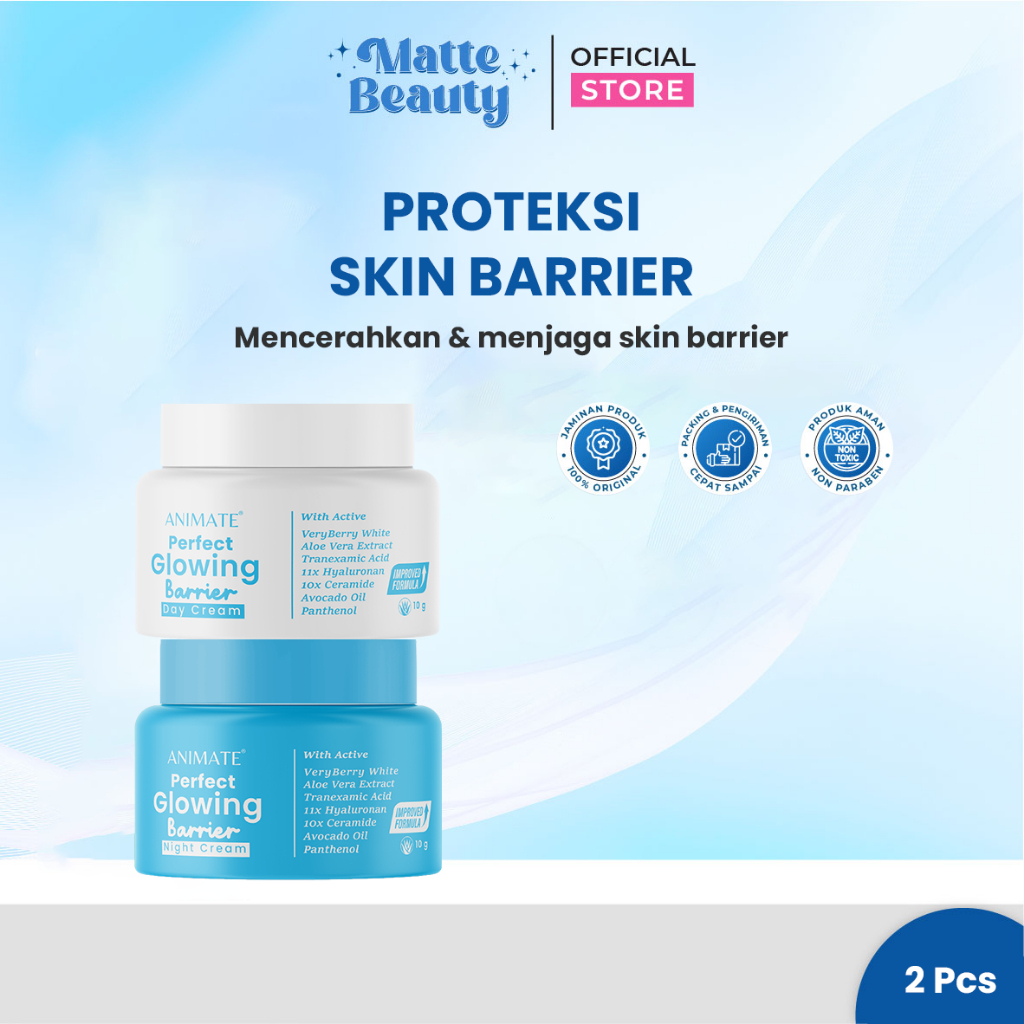 Jual PROTEKSI SKIN BARRIER (Animate Perfect Glowing Barrier Day Cream ...