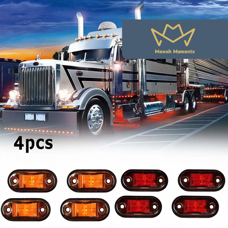 Jual Truk Trailer 4pcs Lampu Led Penanda Samping 12v-24v Untuk Samping Mobil | Shopee Indonesia