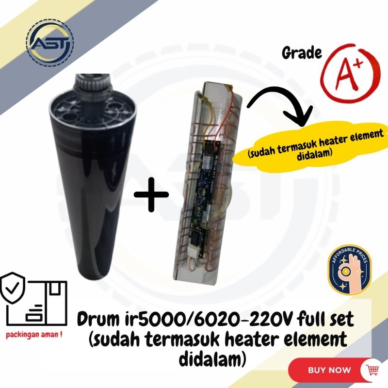 Jual Drum ir 5000, 6020, 5570, 5075 FULL SET denganHEATER DRUM (220V ...