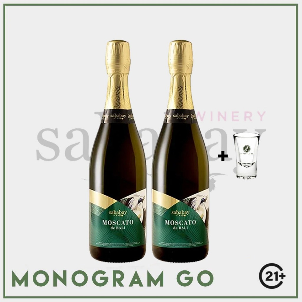 Jual Sababay Moscato Indonesia Sparkling Sweet Wine 750ml (2 Bottles ...