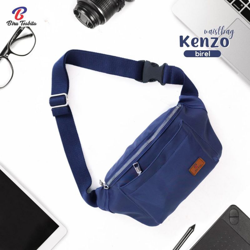 Jual Tas Cowok KENZO WAITSBAG BiRU TSABITA | Shopee Indonesia