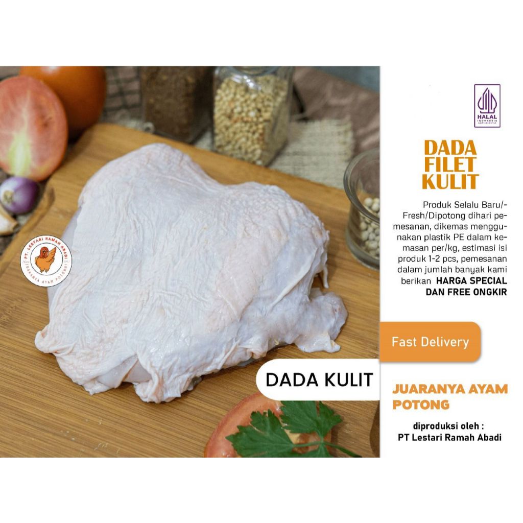 Jual Daging Ayam Dada Fillet Boneless Fresh 1Kg | Shopee Indonesia
