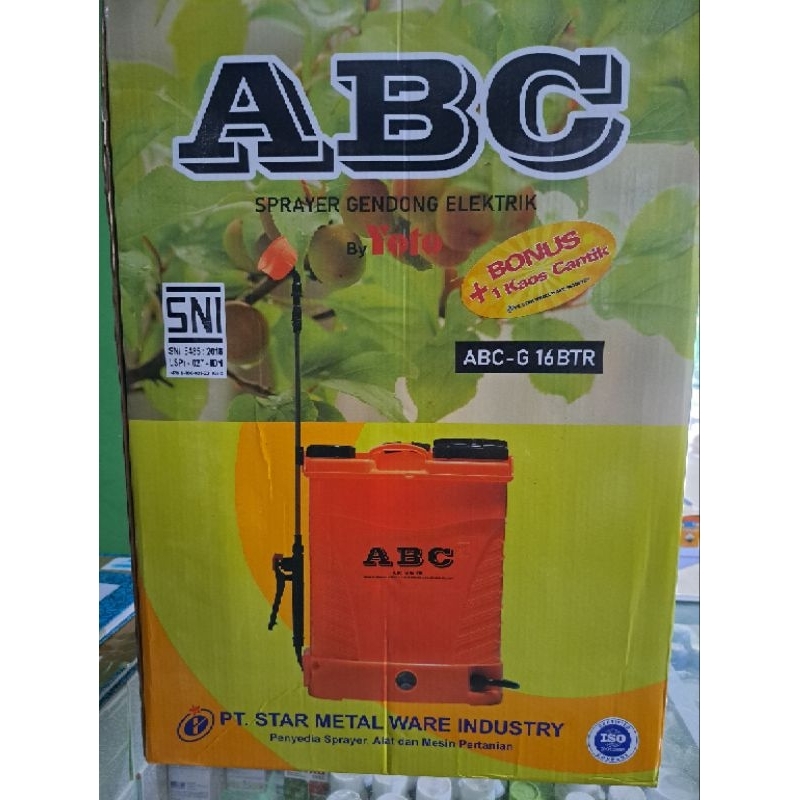 Jual Sprayer Tangki Elektrik ABC - SM 16 L | Shopee Indonesia