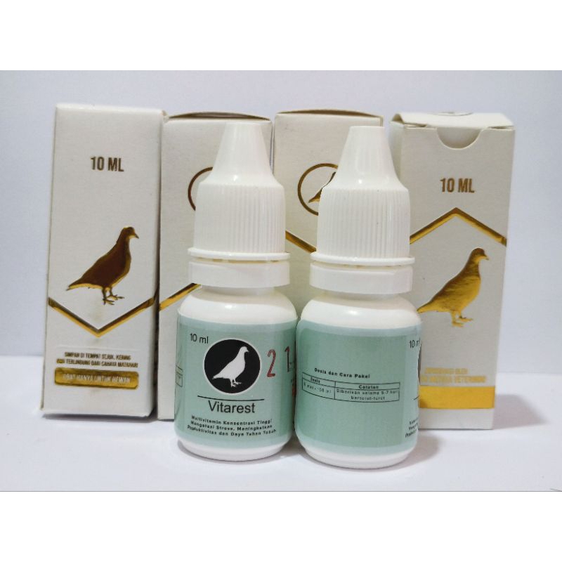 Jual vitarest multivitamin merpati konsentrasi tinggi 10ml | Shopee ...