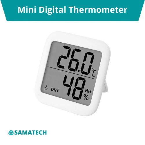 Jual Mini Digital Stand Thermometer Hygrometer Alat Pengukur Suhu ...