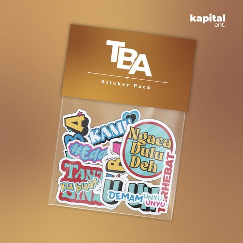 Jual "TBA" Official Sticker Set | Shopee Indonesia