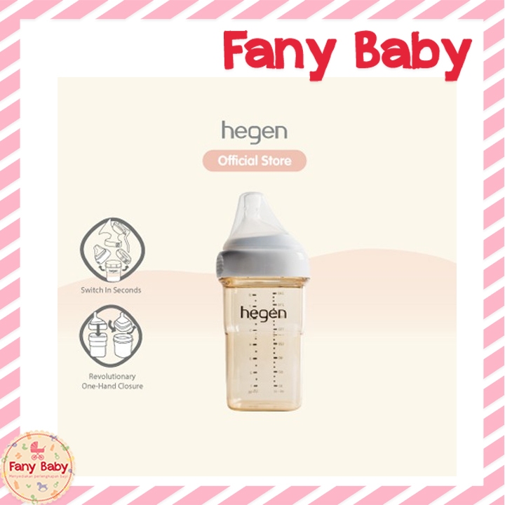 Jual HEGEN PCTO SINGLE FEEDING BOTTLE PPSU 240ML/8OZ | Shopee Indonesia