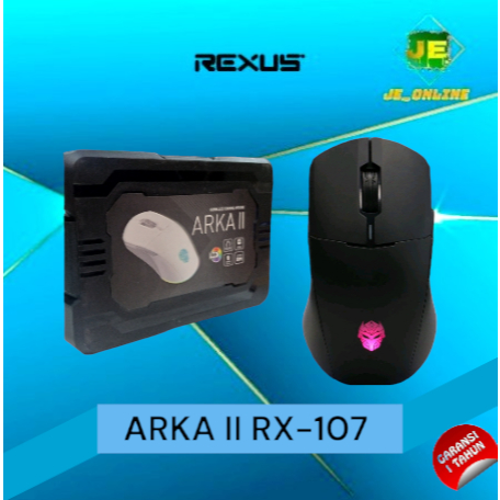 Jual Mouse Gaming wireless RGB Rexus Arka II RX 107/RX-107 | Shopee ...