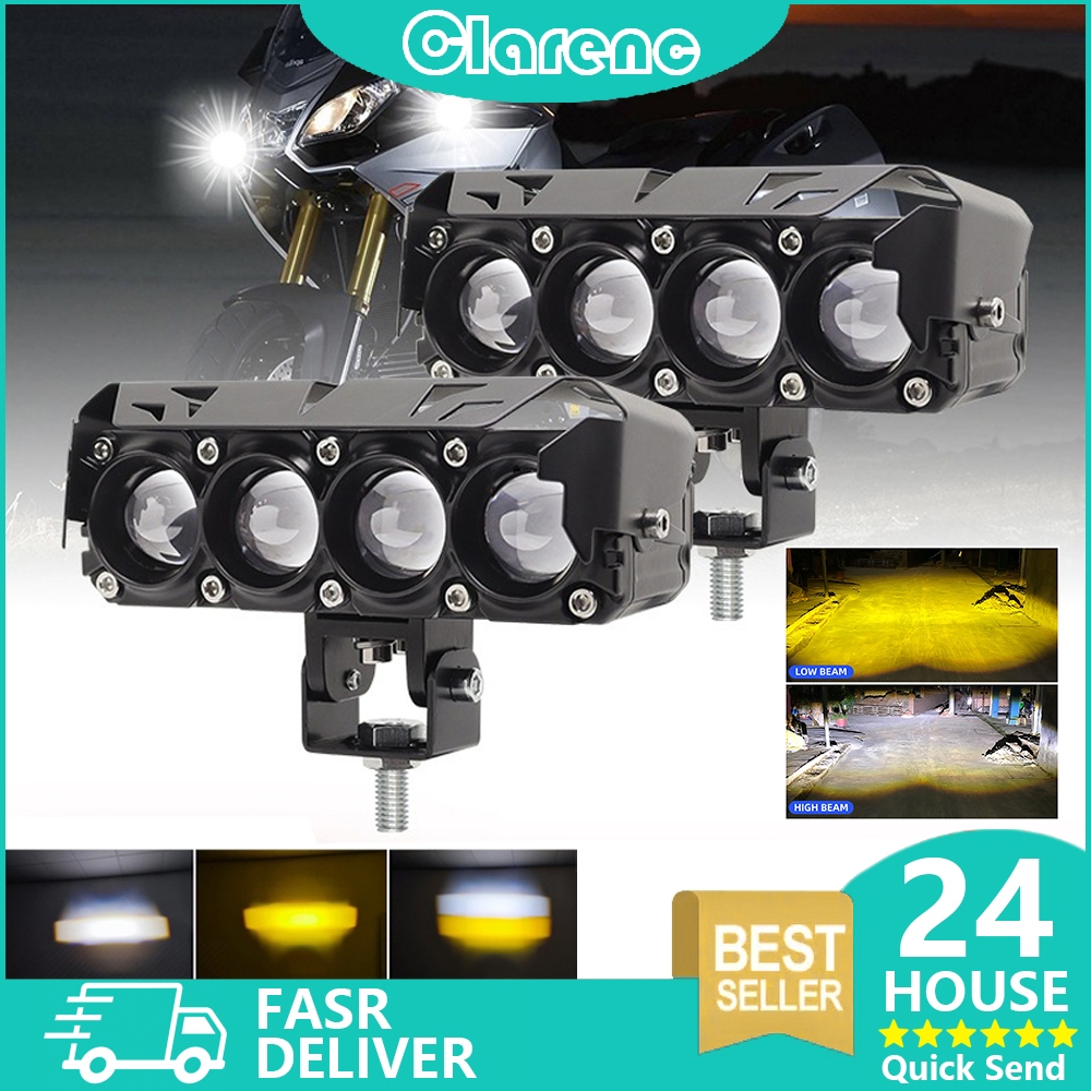 Jual Lampu led 4 mata /mini laser 3/4 mata /45W Lampu Kabut Sepeda ...