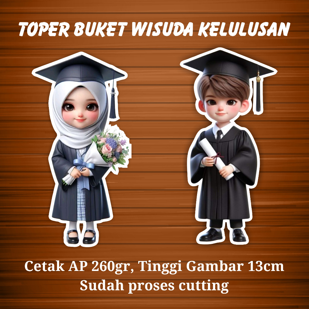 Jual Topper Wisuda /Topper Buket | Shopee Indonesia