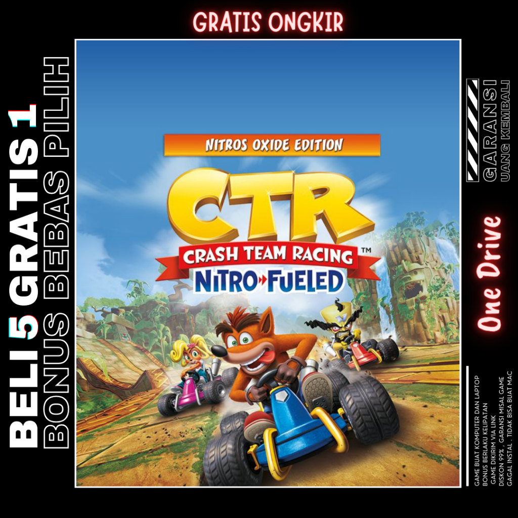 Jual CTR: Crash Team Racing - GAME PC - GAME LAPTOP - LINK DOWNLOAD | Shopee Indonesia