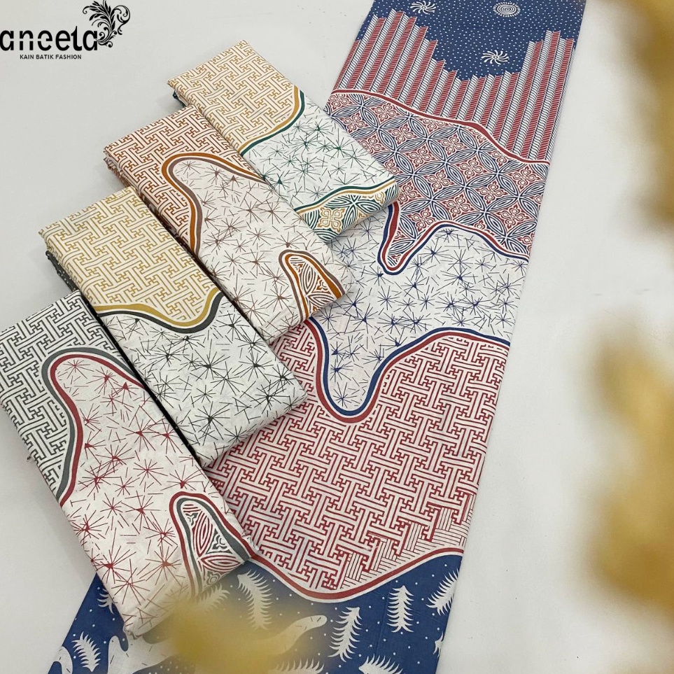 Jual KODE Q45E Kain Batik Halus Motif Kekinian Inara Ukuran Panjang Tr ...