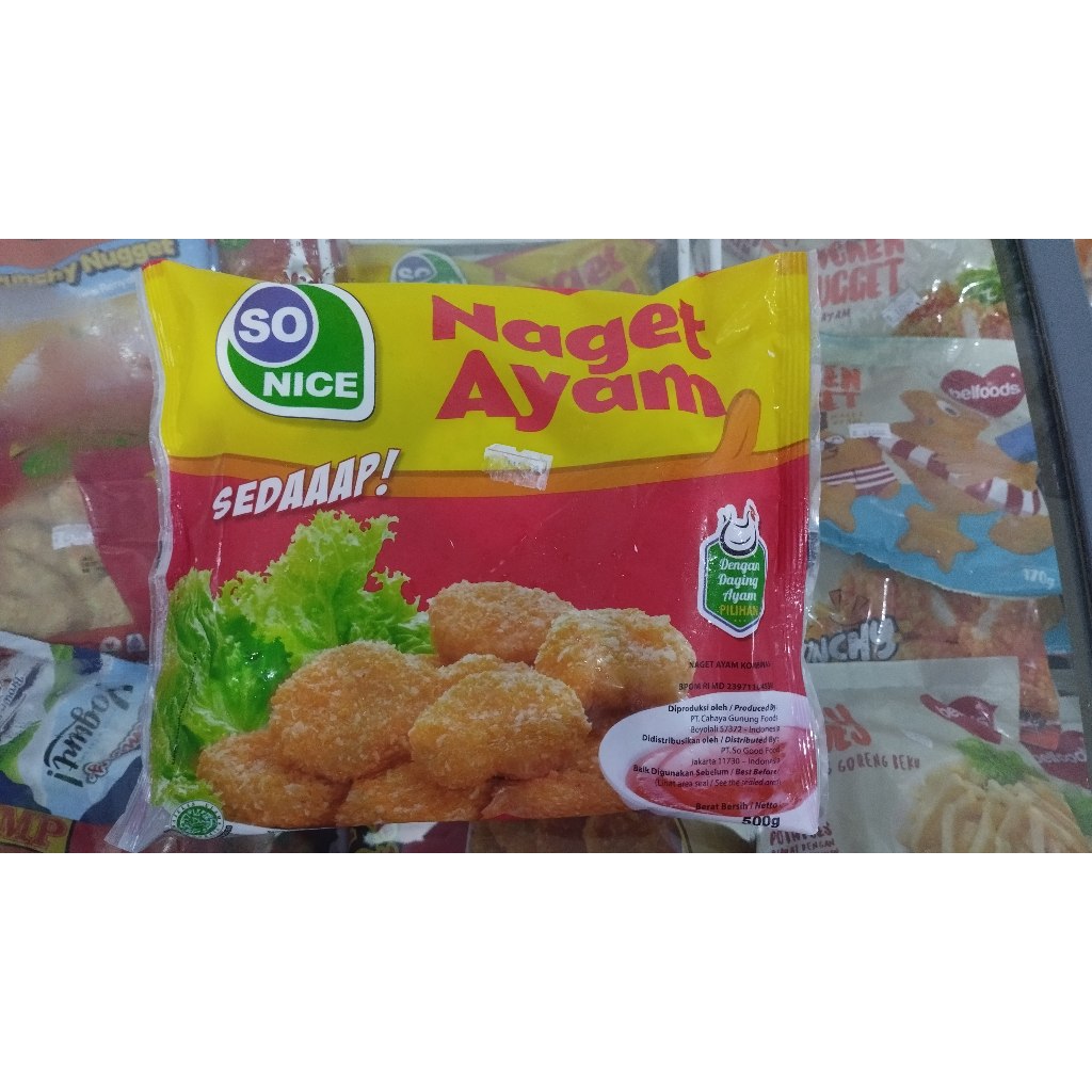 Jual Nugget Ayam So Nice 500gr | Shopee Indonesia