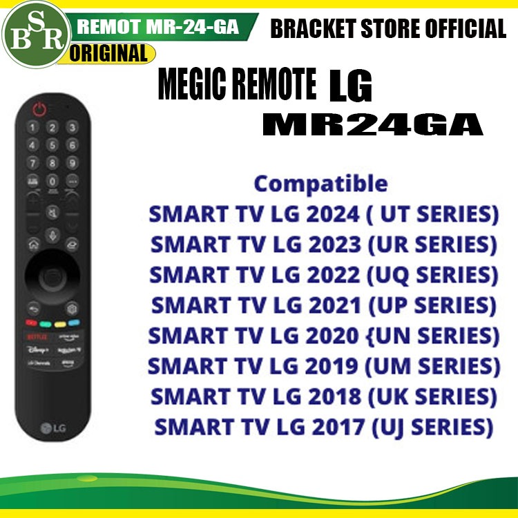 Jual LG Magic Remote MR24GA - Remote Smart TV LG MR24 MR24GN 2024 ORIGINAL | Shopee Indonesia